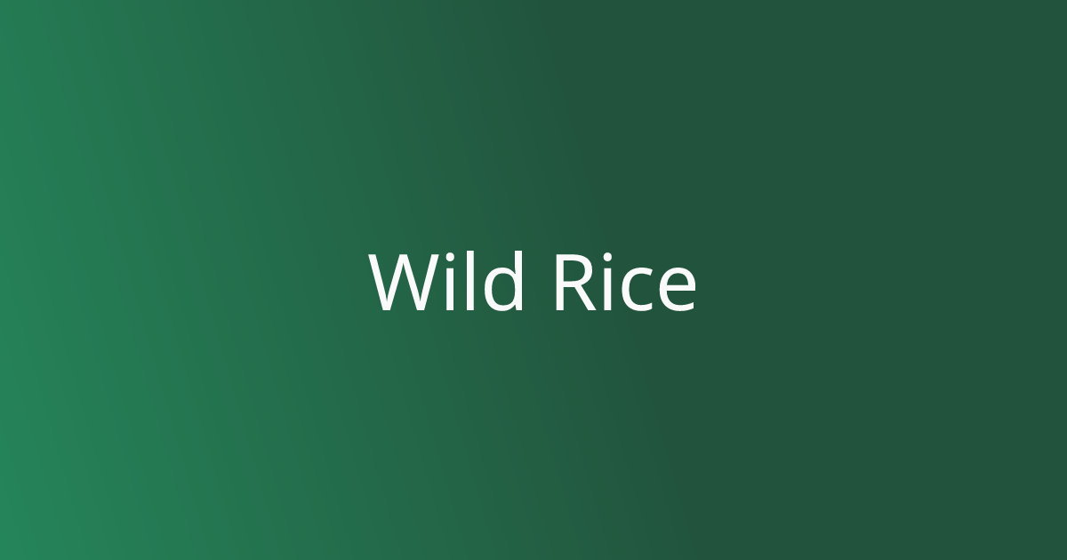 Order Authentic Chinese Online | Wild Rice - Pickup or Delivery Available